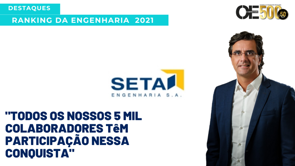 Rodolfo ressalta a participação dos colaboradores da Seta Engenharia na ...
